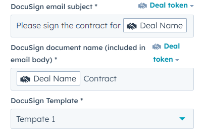 DocuSign Setup: DocuSign Template & HubSpot Workflow